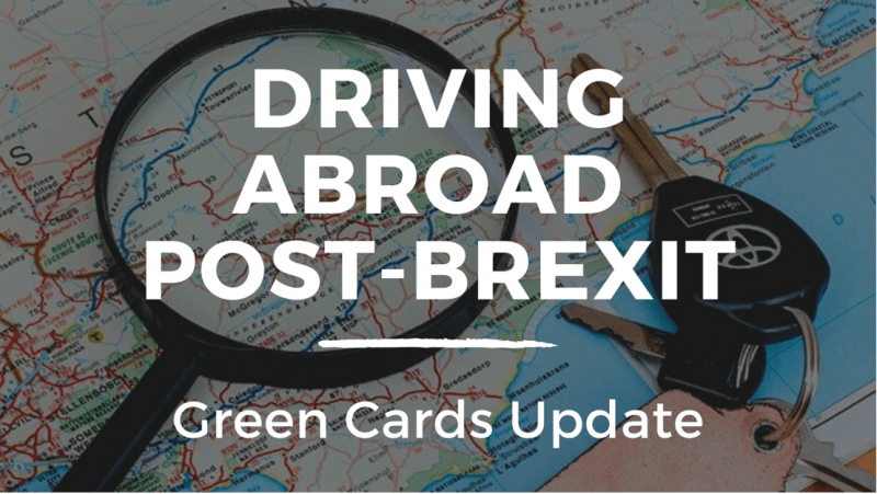 Driving Abroad Post-Brexit: Green Cards Update - Omni Davis Insurance ...